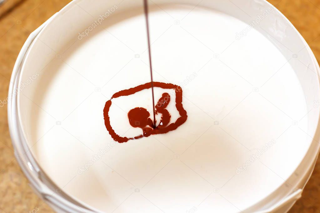 pintura marrón para verter para mezclar colores, mezclar colores 2023