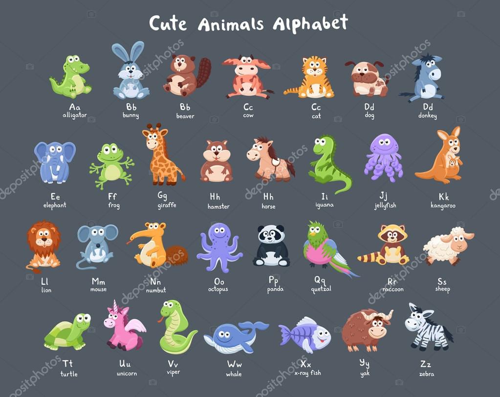 Colecci n de animales de dibujos animados 2024