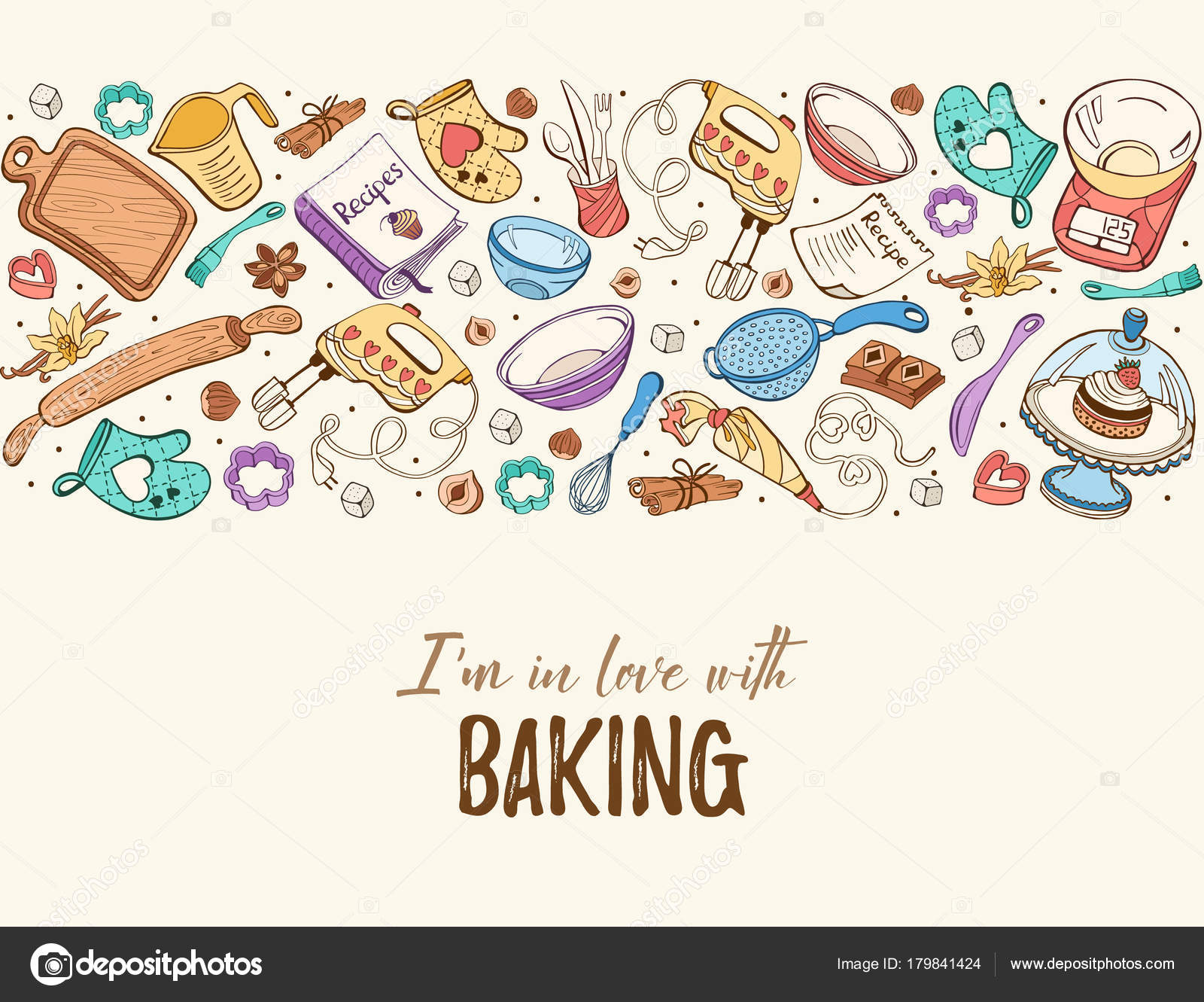 Cooking time poster Stock Vector by ©ollymolly 179841424