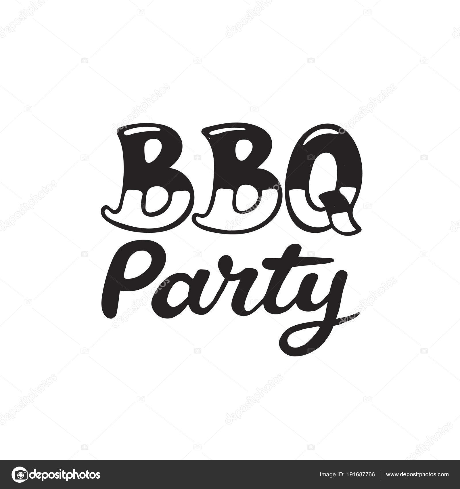 BBQ and grill lettering Stock Vector Image by ©ollymolly #191687766