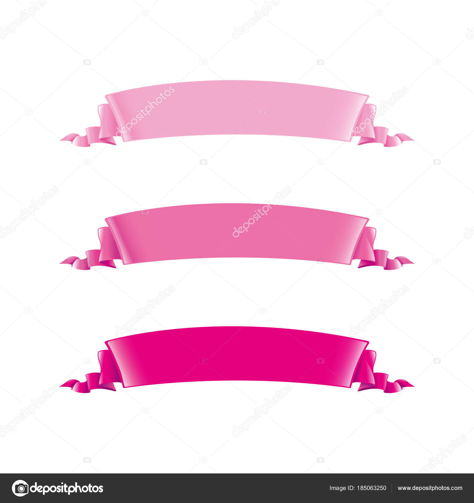 Light Pink Banner Clipart