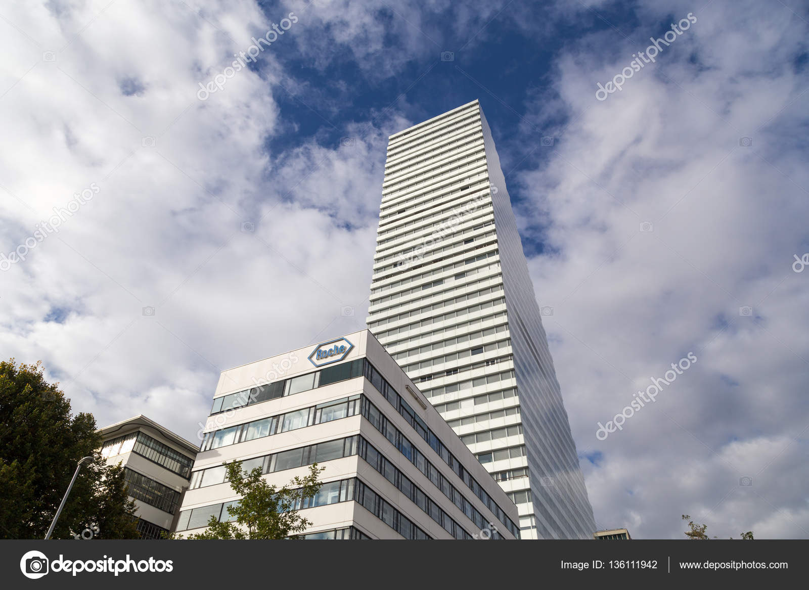Roche Tower in Basel, Switzerland – Stock Editorial Photo © olli0815 ...