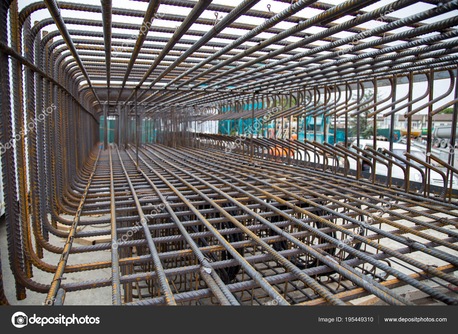 Steel Reinforcement Cage — Stock Editorial Photo © olli0815 #195449310