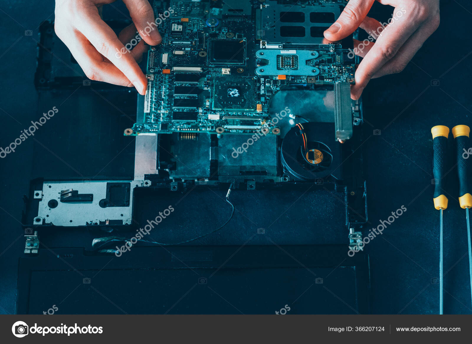 Microelectronics science computer engineering — Stock Photo © golubovy ...