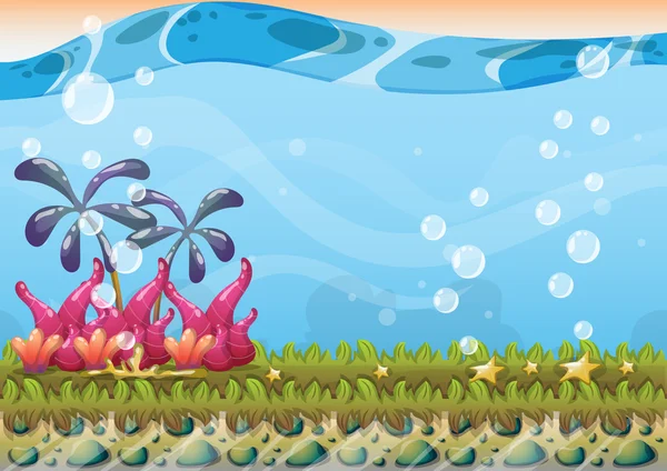 Ocean game background Vector Art Stock Images | Depositphotos
