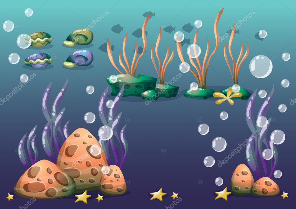 Underwater Cartoon Designs