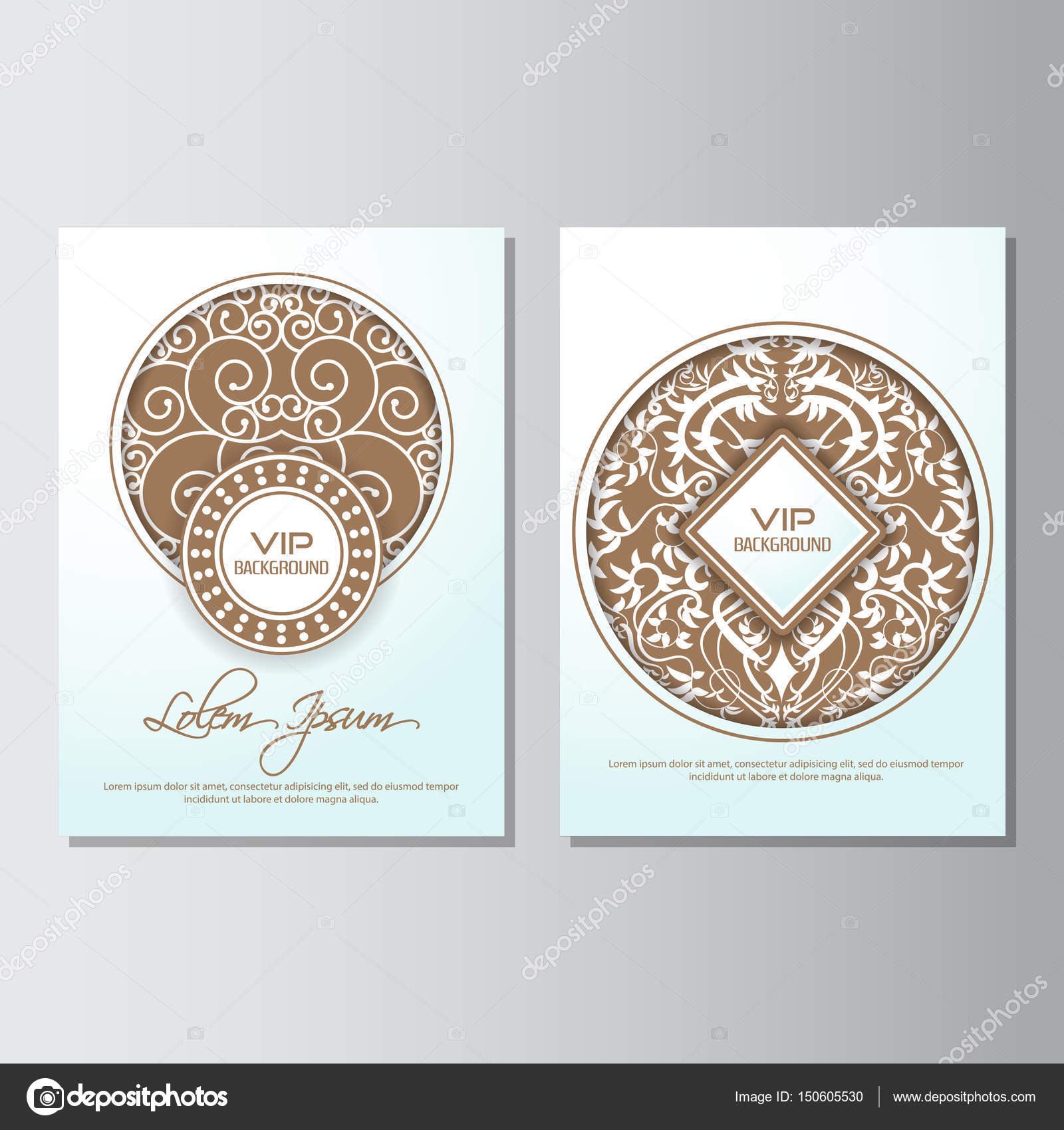 Invitation background flyer style Design Template Stock Vector Image by ...