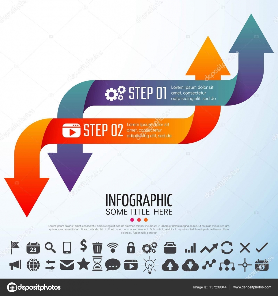Arrow Infographics Design Template Stock Vector Image by ©toonsteb #157239044