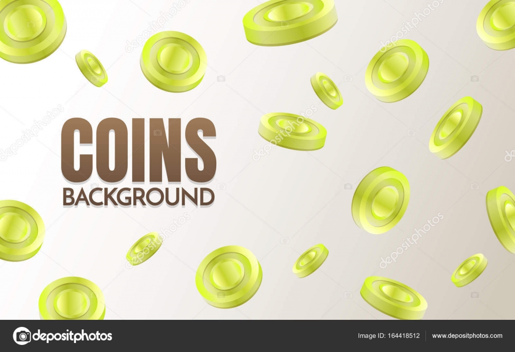 Coins background template Vector Stock Vector Image by ©toonsteb #164418512