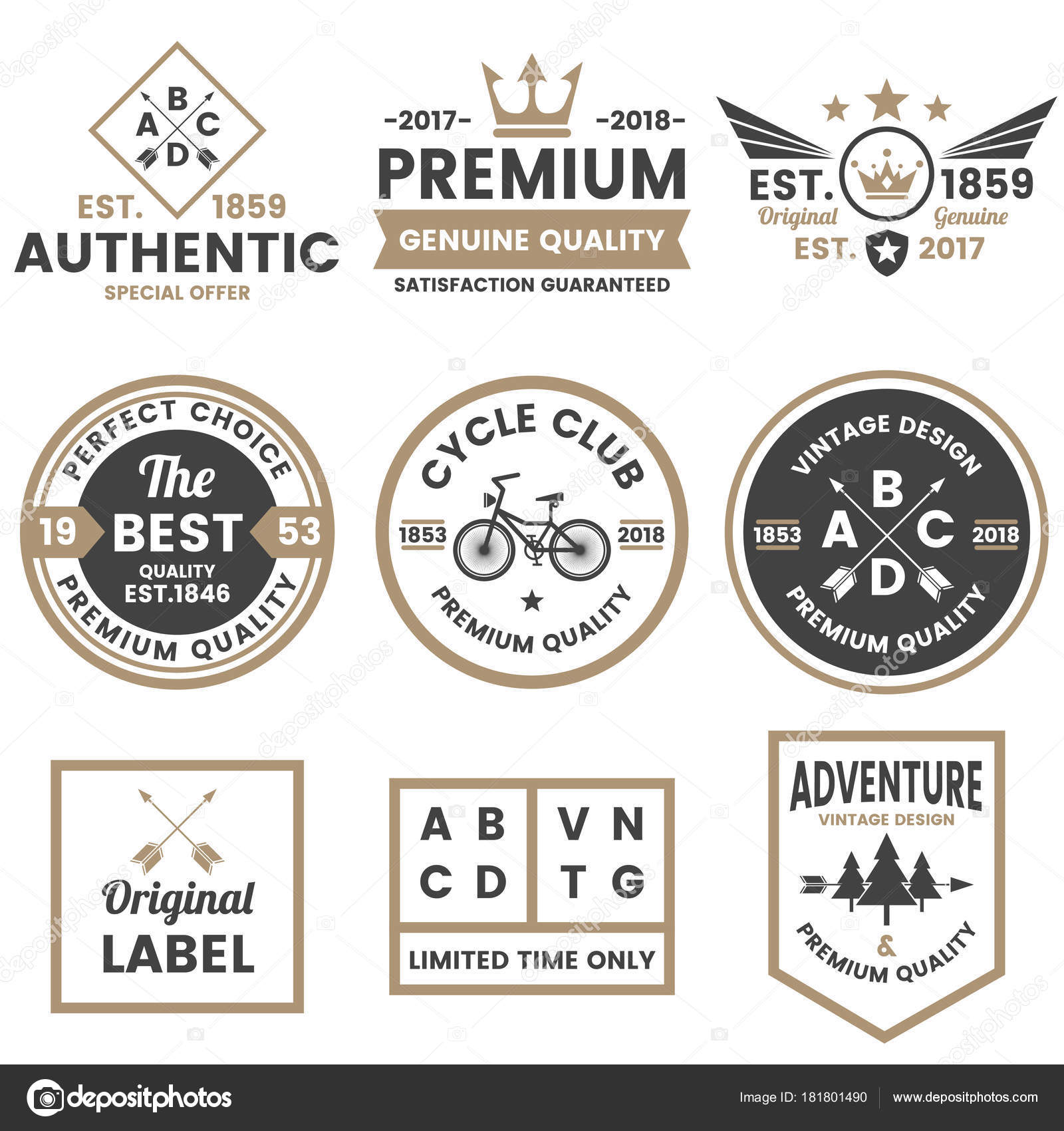 Vintage Retro Vector Logo Banner Poster Flyer Stock Vector Image by ...