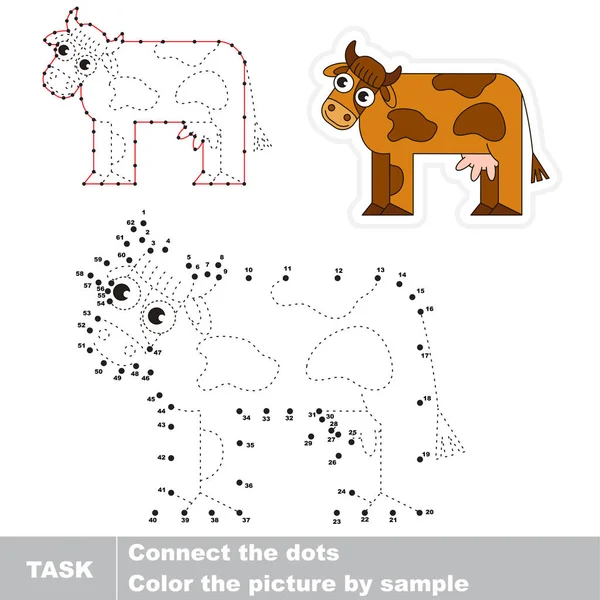 Vector trace educational game for preschool kids. Stock Vector Image by ...