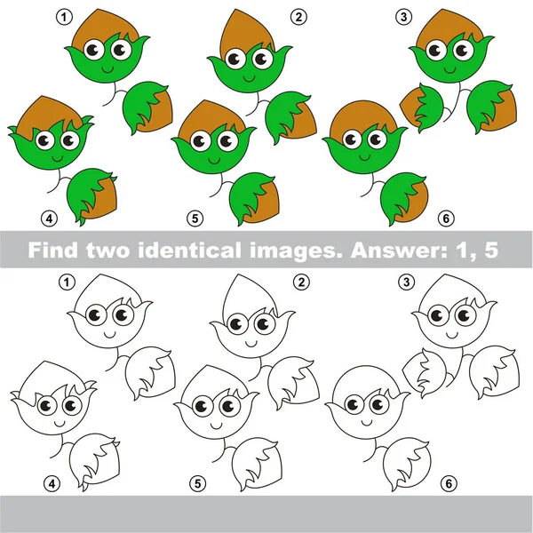 Visual game for kids to find hidden couple of objects. Stock Vector ...