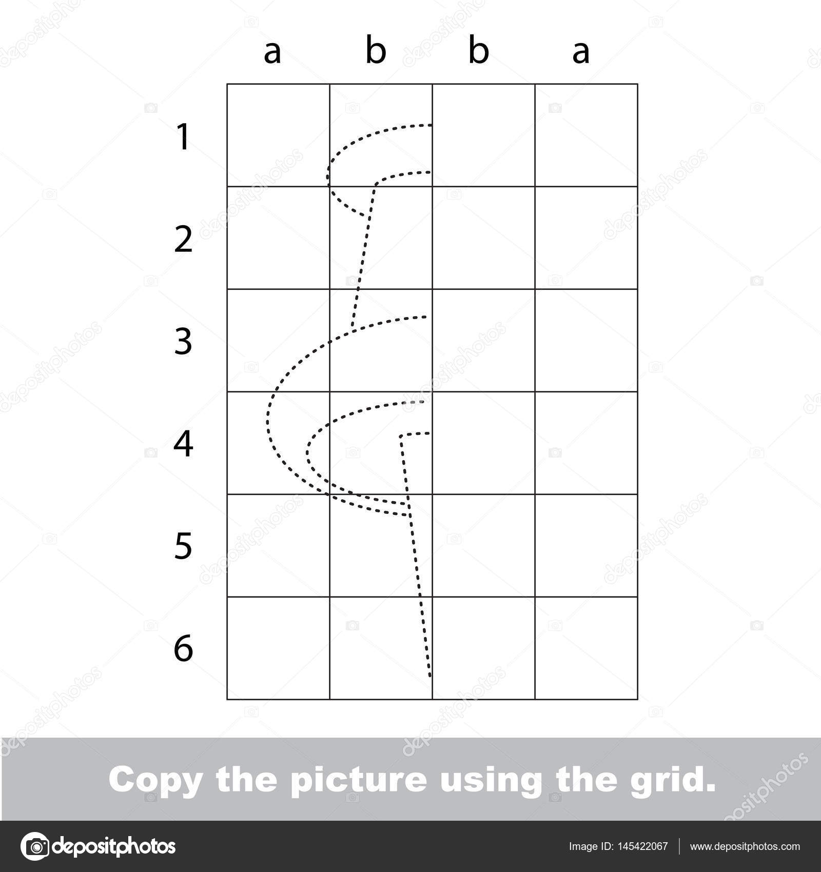 Vector trace educational game for preschool kids. Stock Vector Image by ...