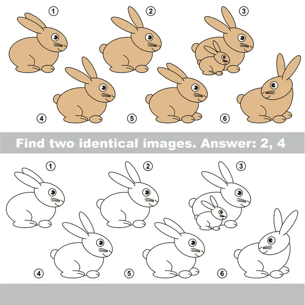 Visual game for kids to find hidden couple of objects. Stock Vector by ...