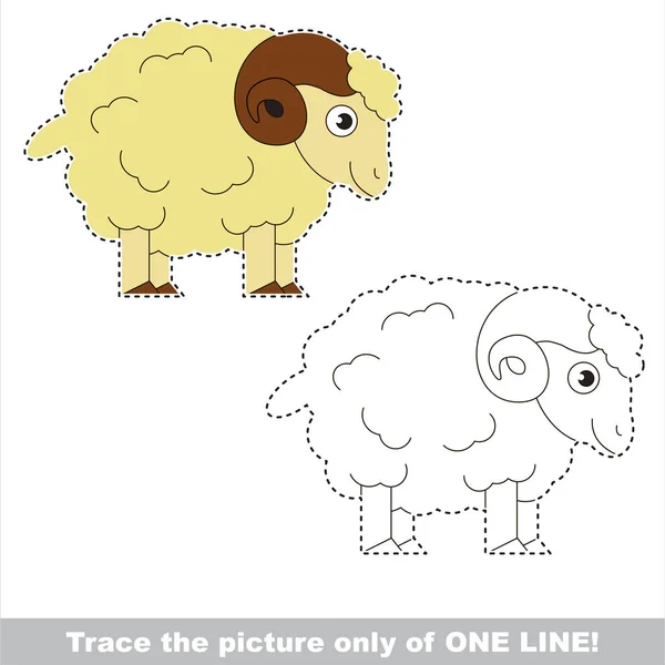 Cute Oyster Traced Only One Line Tracing Educational Game Preschool ...