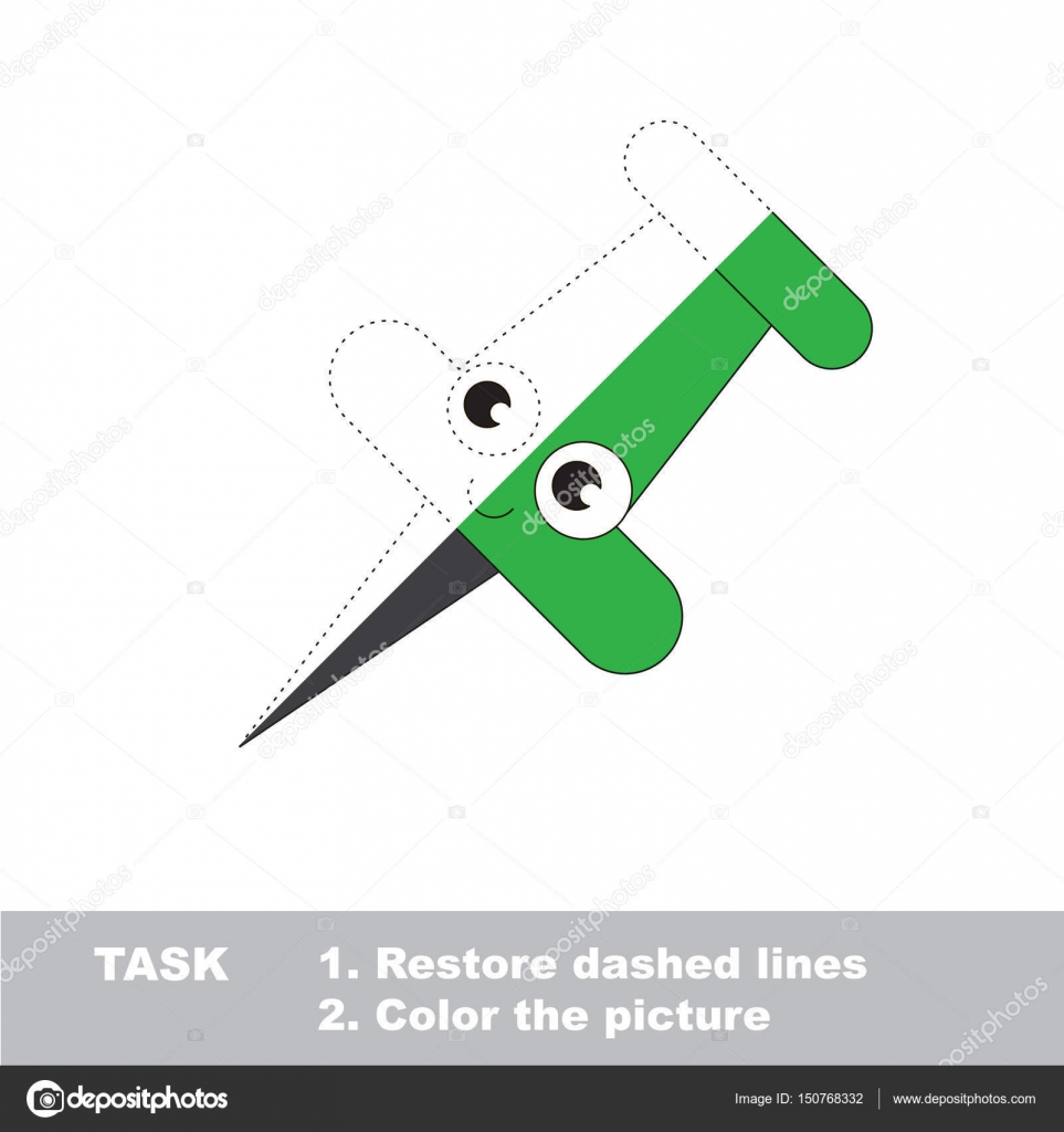 Vector trace educational game for preschool kids. Stock Vector by ©Anna ...