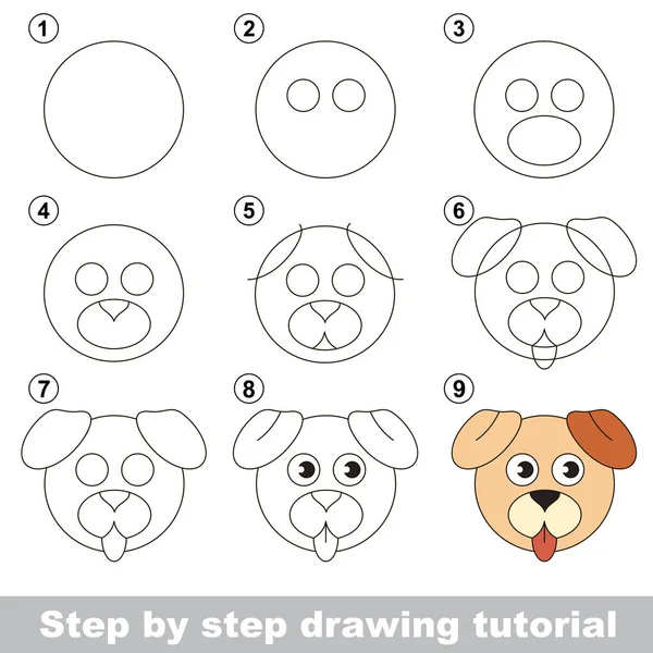How To Draw Dog Step By Step For Kids