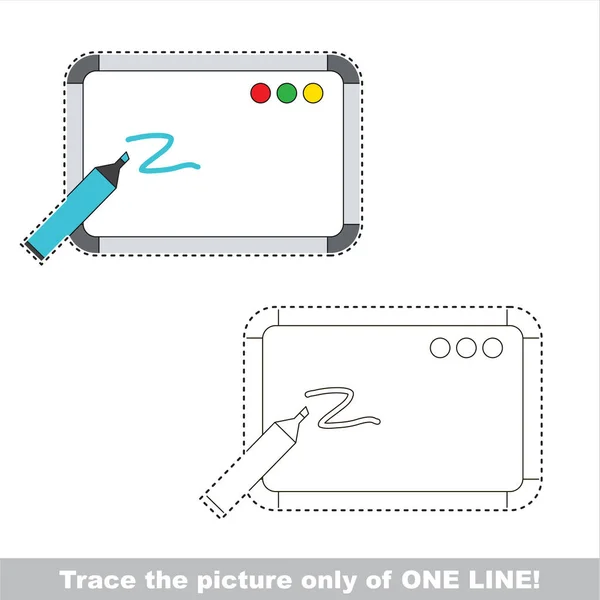 Mars Rover Traced Only One Line Tracing Educational Game Preschool ...