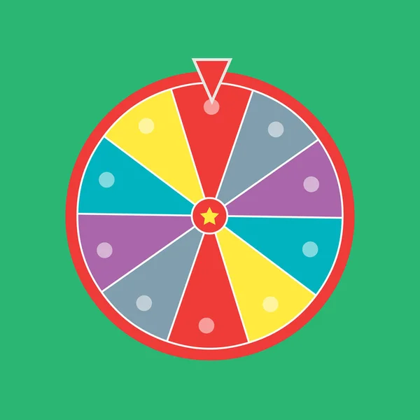 Lucky wheel, close up, vector illustration ⬇ Vector Image by © myub ...