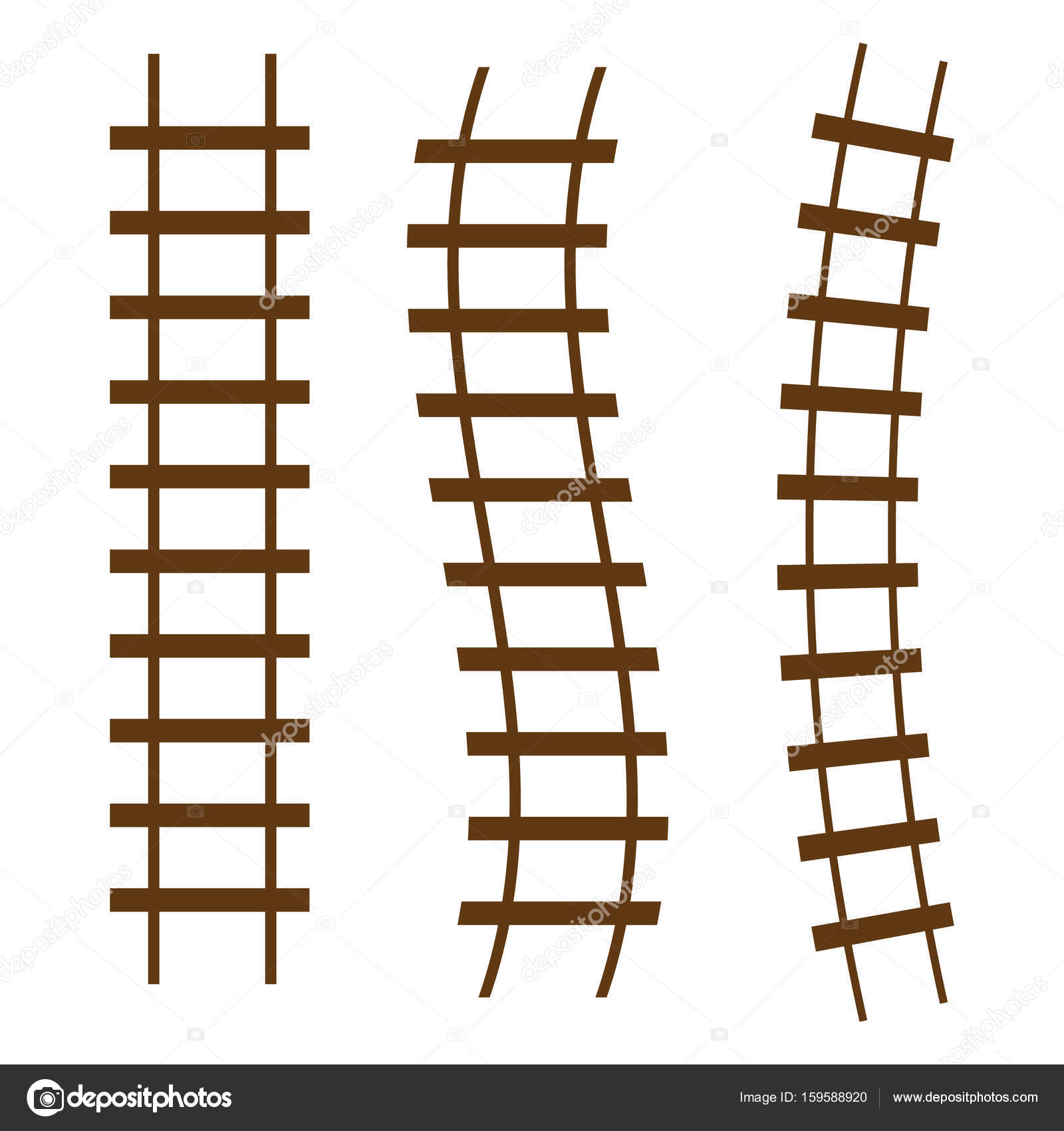 Railroad Tracks Vector