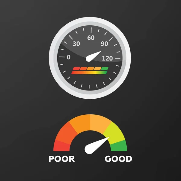 High and low level indicator with arrow Stock Vector Image by ...