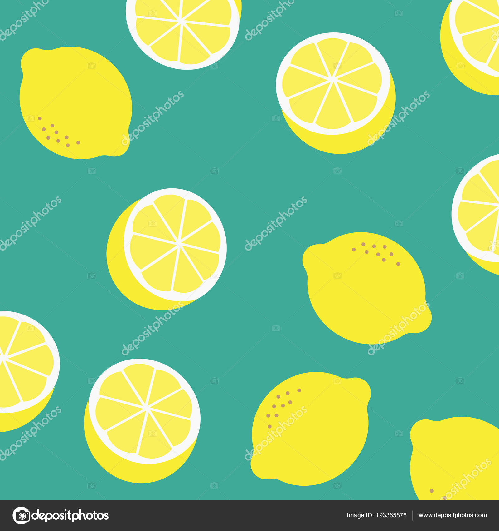 Lemon pattern illustration vector. lemon background abstract. Ye Stock ...