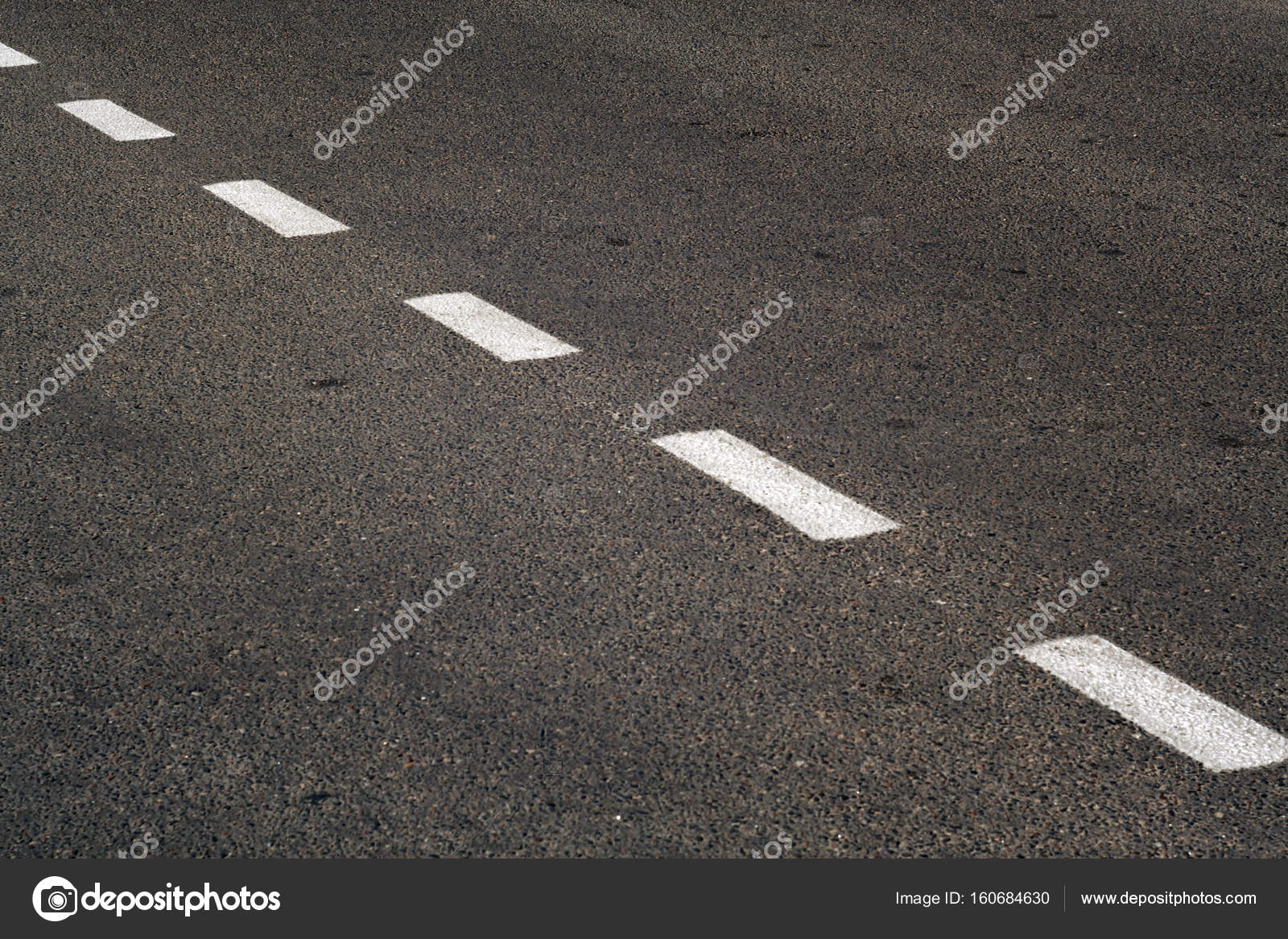 White traffic line on asphalt surface. Stock Photo by ©pavelalexeev ...