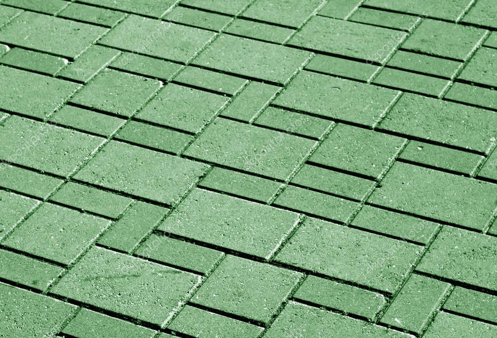 Green color pavement pattern with blur effect. — Stock Photo ...