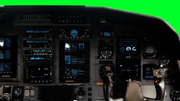 Futuristic Spaceship Cockpit Green Screen — Stock Video © Footageisland ...