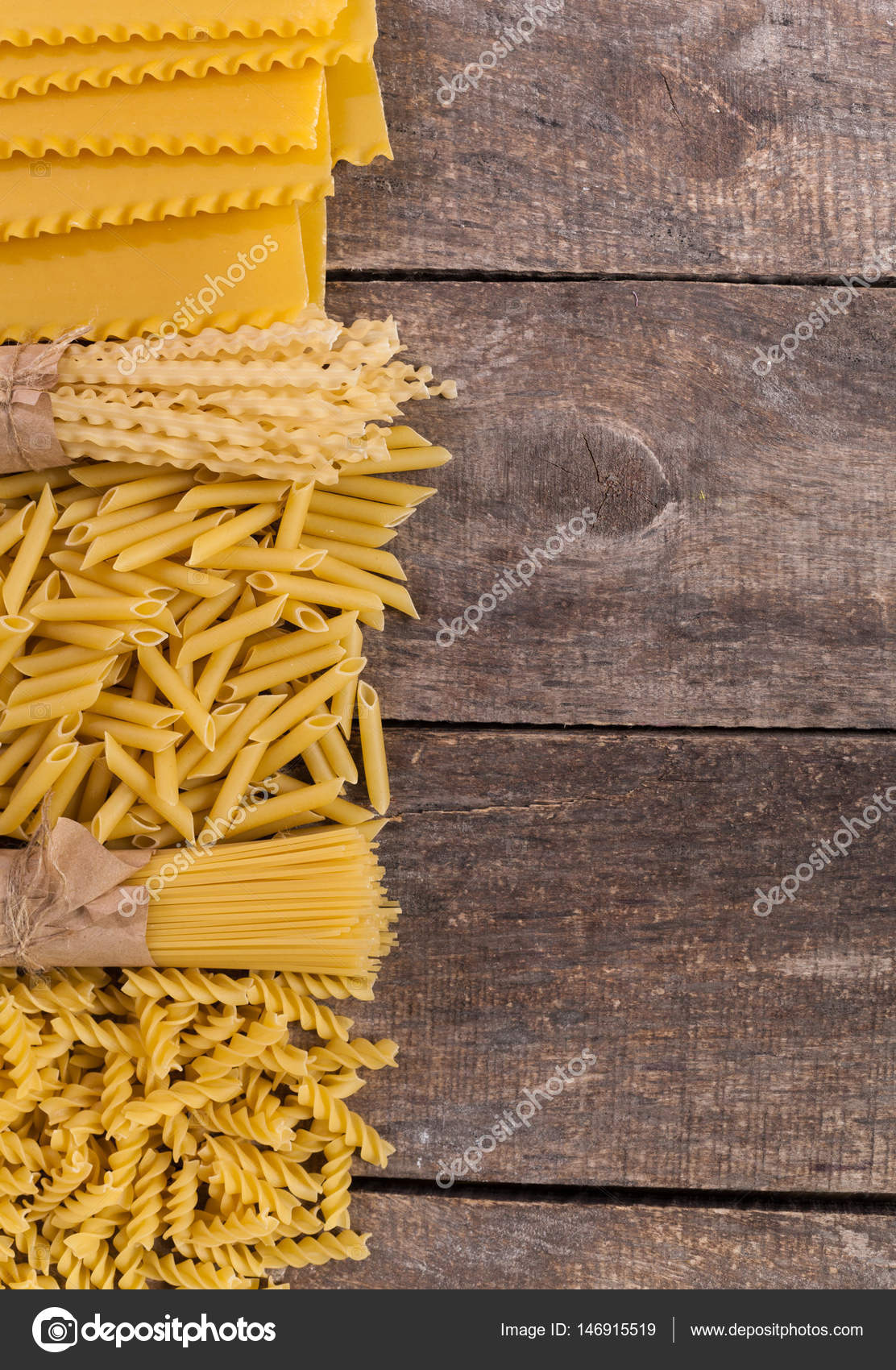 Mixed pasta varieties — Stock Photo © Fotofabrika #146915519