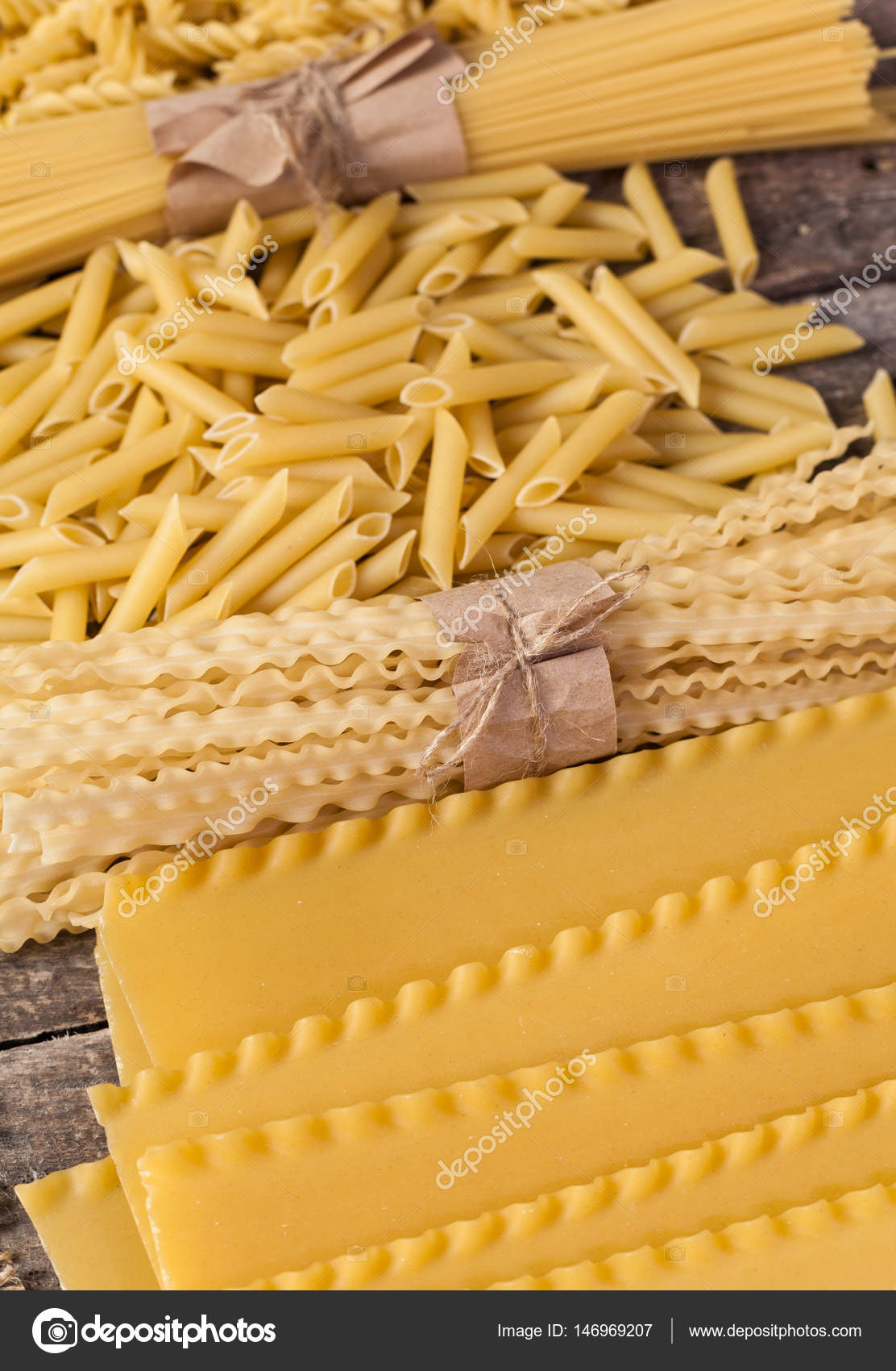 Mixed pasta varieties — Stock Photo © Fotofabrika #146969207