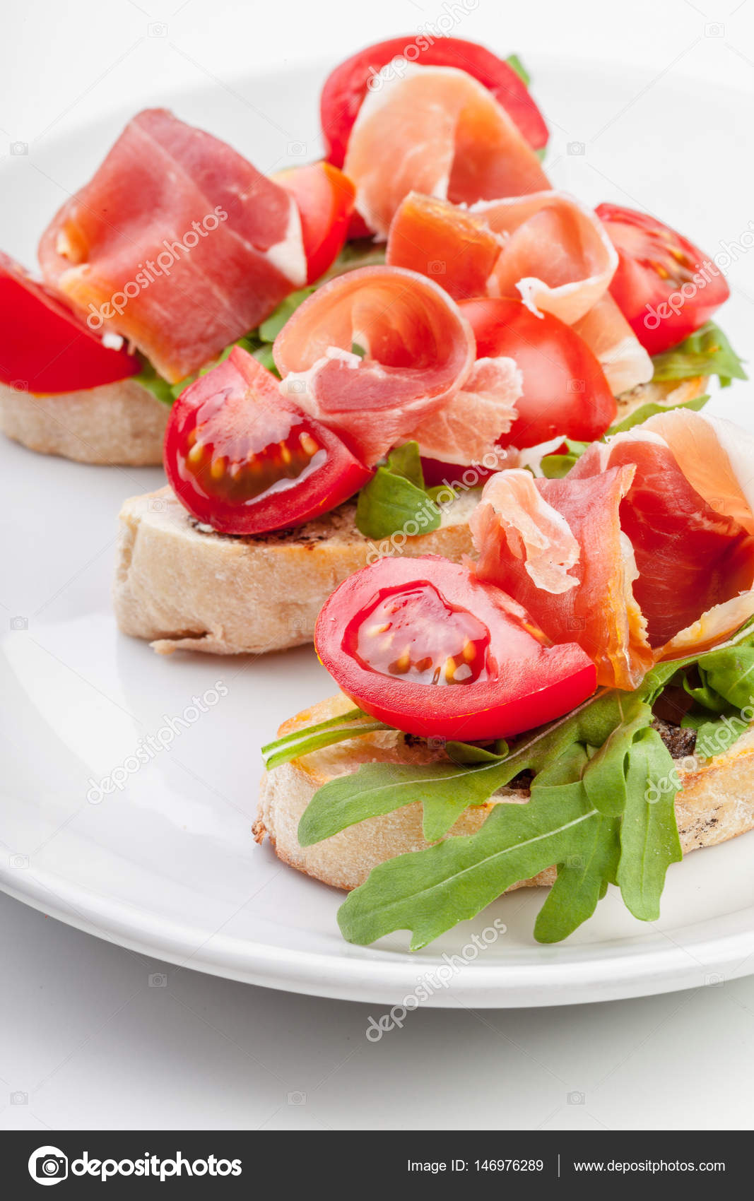 Spanish Serrano Ham Served as Tapas Stock Photo by ©Fotofabrika 146976289