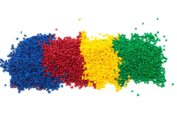Dyed plastic granulate — Stock Photo © XXLPhoto #18563709