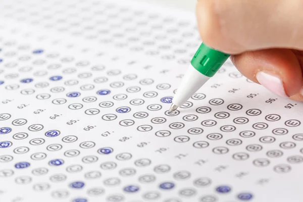 Test Score Sheet Answers Stock Photo by ©Fotofabrika 188986532