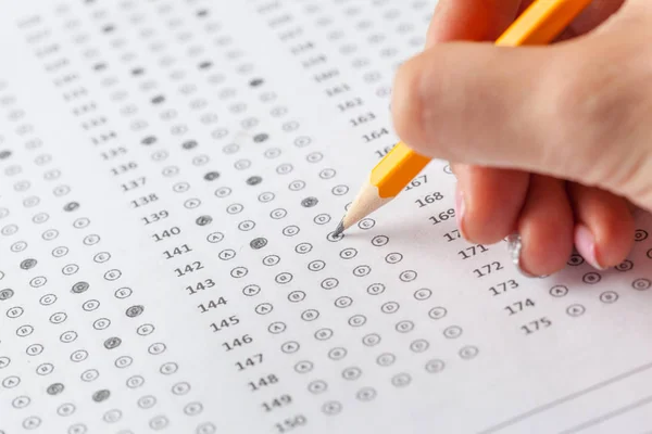 Test Score Sheet Answers Stock Photo by ©Fotofabrika 188986532
