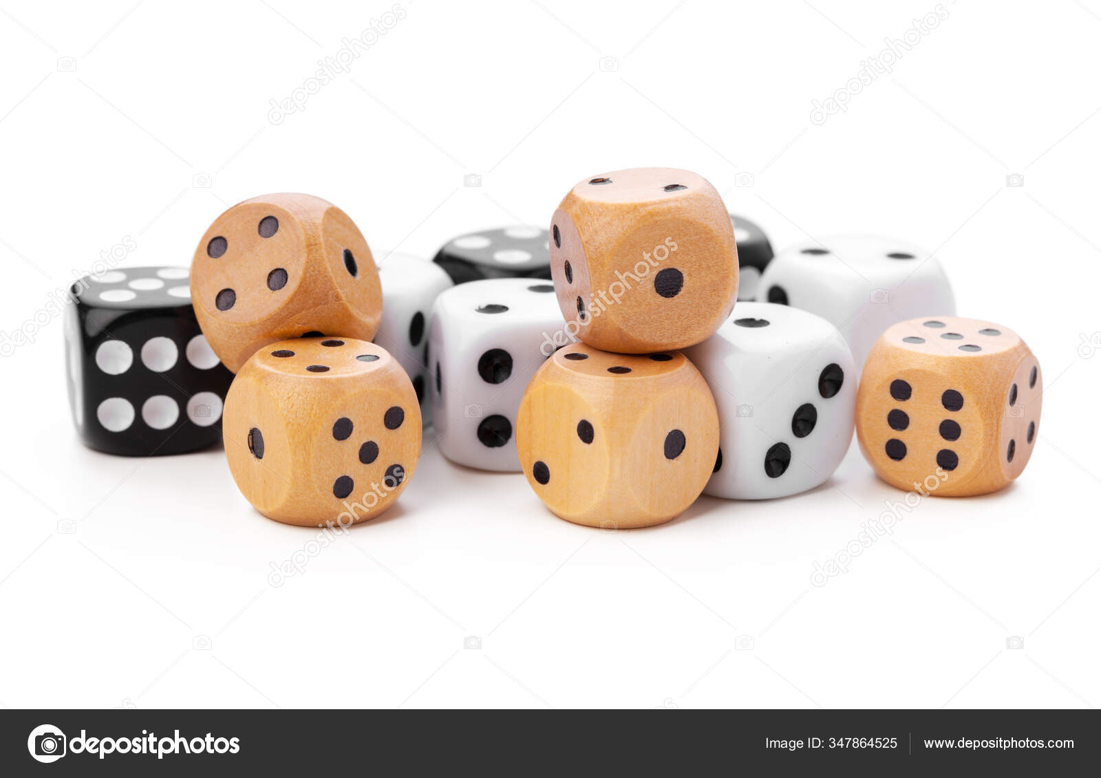 Dice Isolated White Background Stock Photo by ©Fotofabrika 347864525