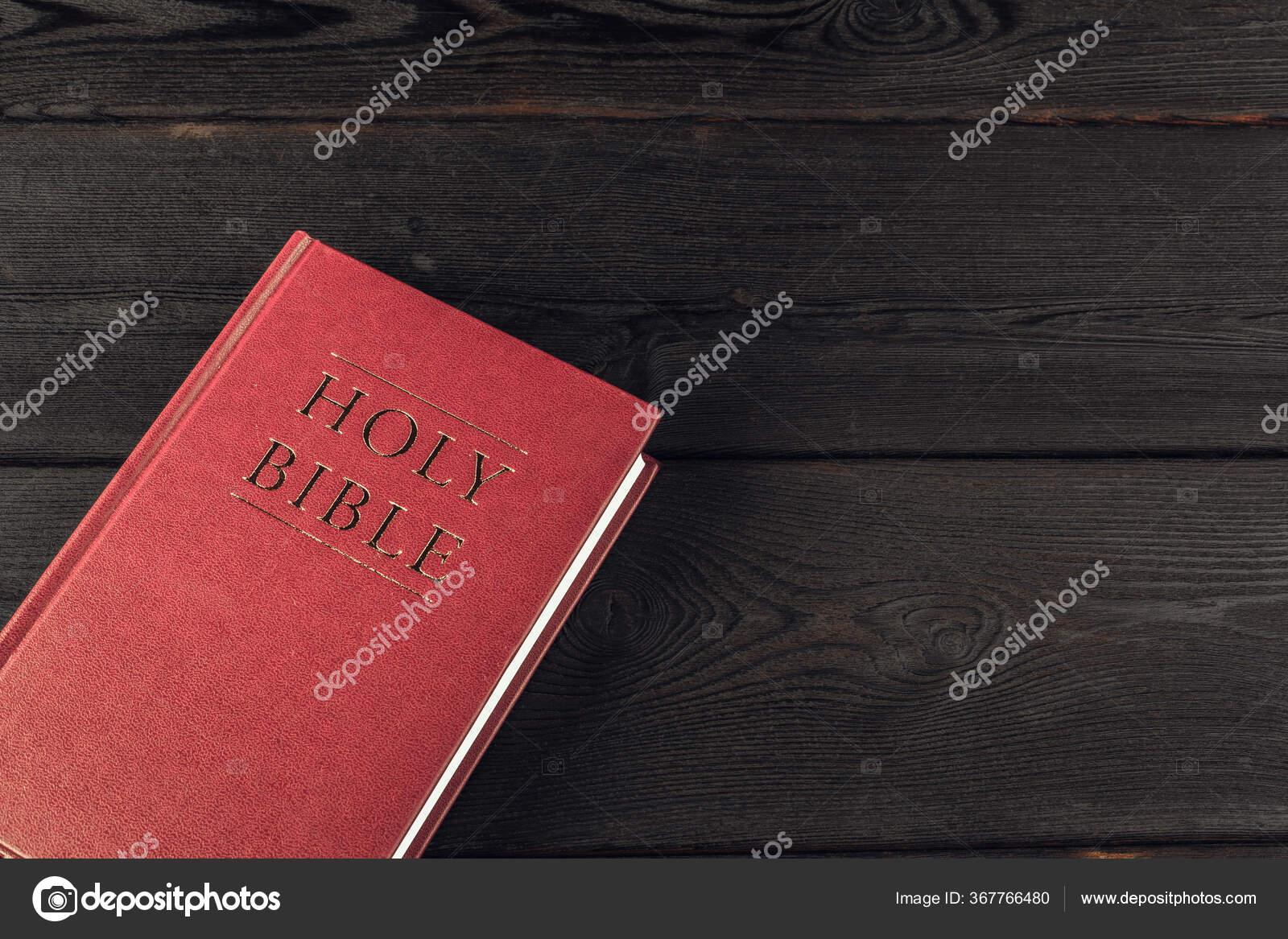 The Holy Bible on a wooden table. Close up. Stock Photo by ©Fotofabrika ...