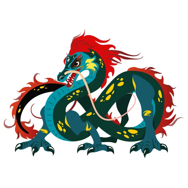 Black and white dragon | Black and white dragon — Stock Vector ...