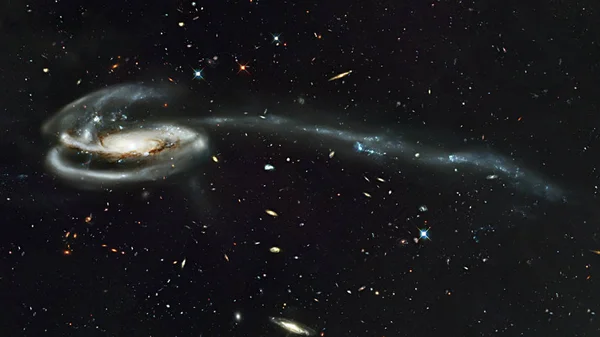The Tadpole is a barred spiral galaxy in the constellation Draco ...