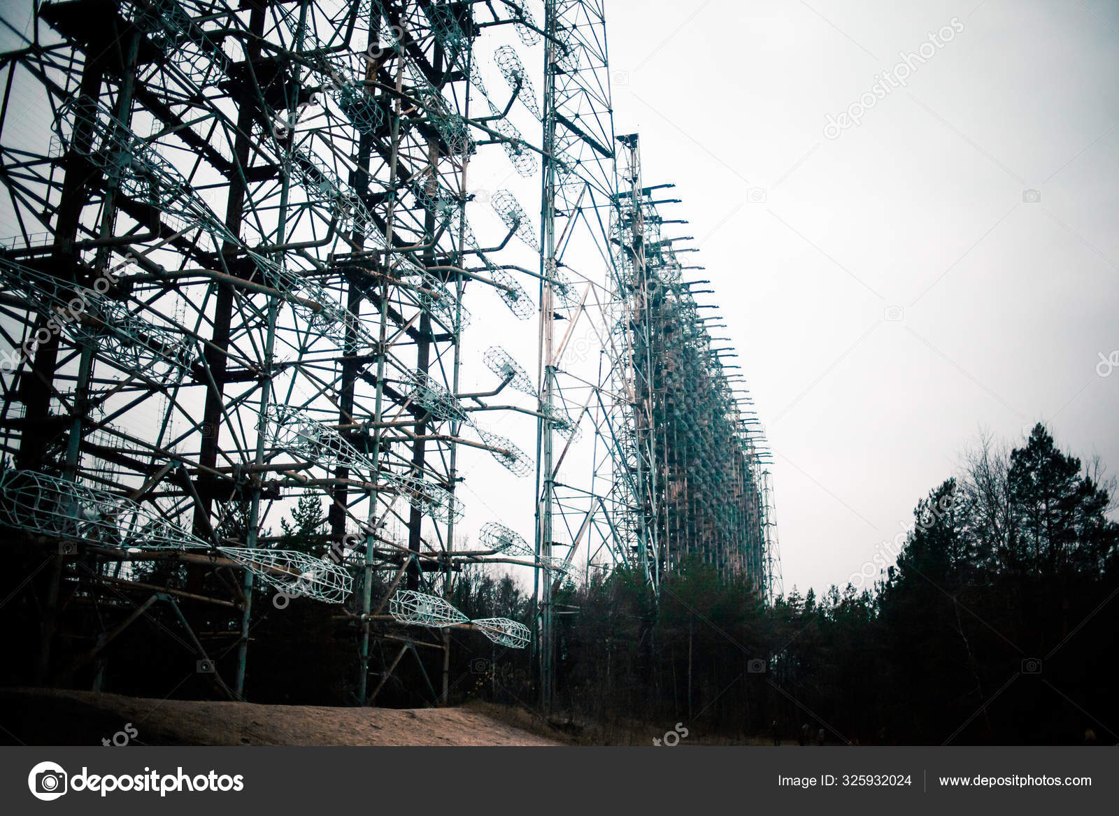Chernobyl Duga Antigo Sistema Radar Soviético — Foto © alin.s #325932024