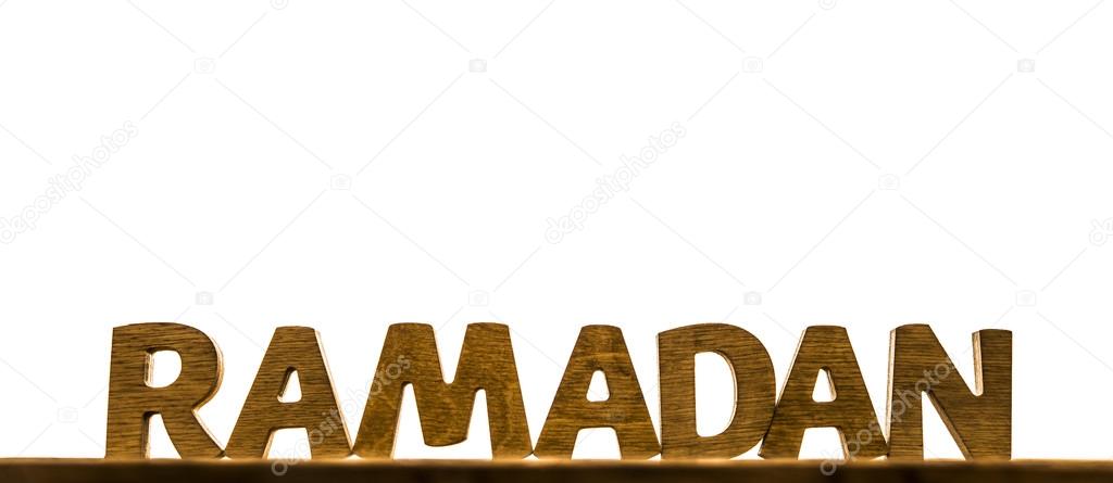 Wooden word RAMADAN Stock Photo by ©borjomi88 125936036