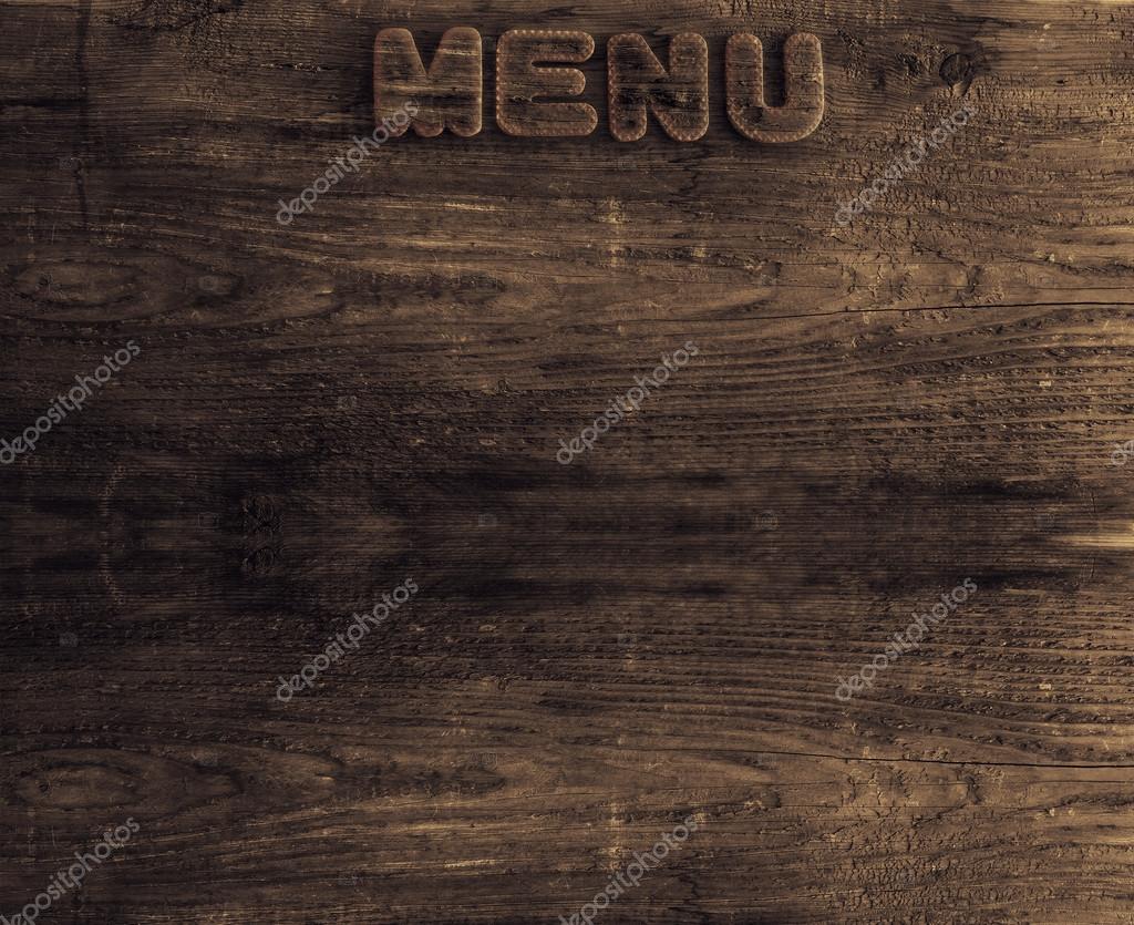 Word menu on wooden background. — Stock Photo © borjomi88 #126843048