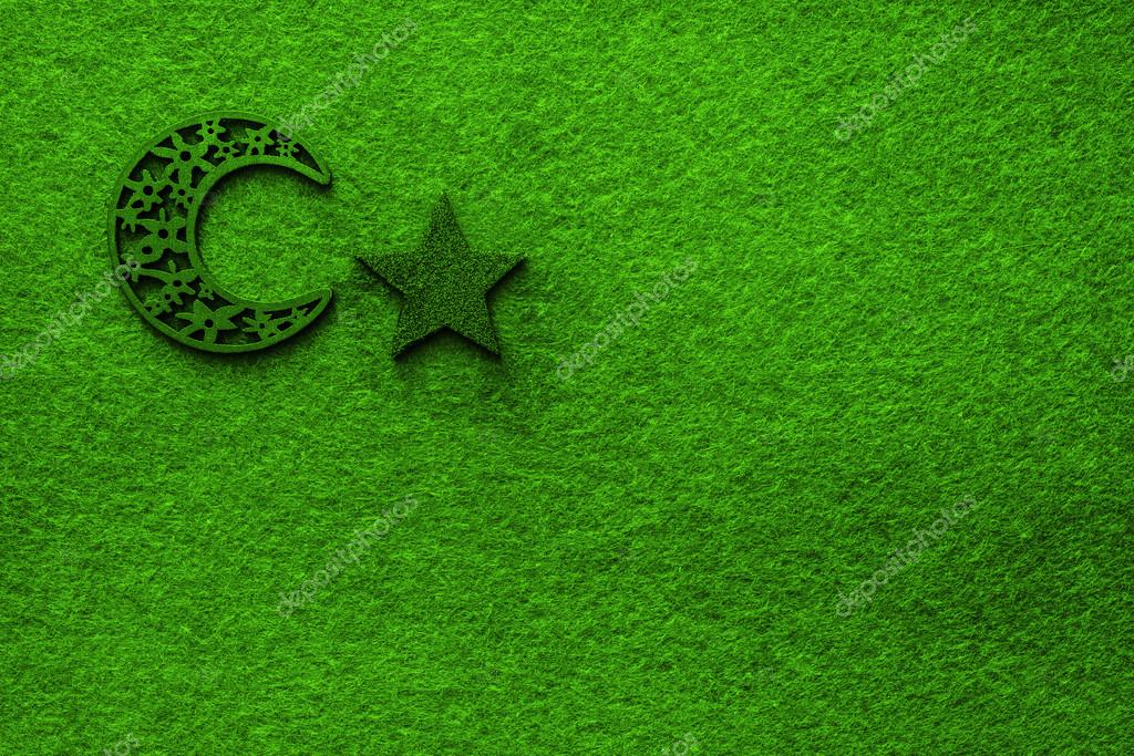 Green star and moon crescent Stock Photo by ©borjomi88 128280098