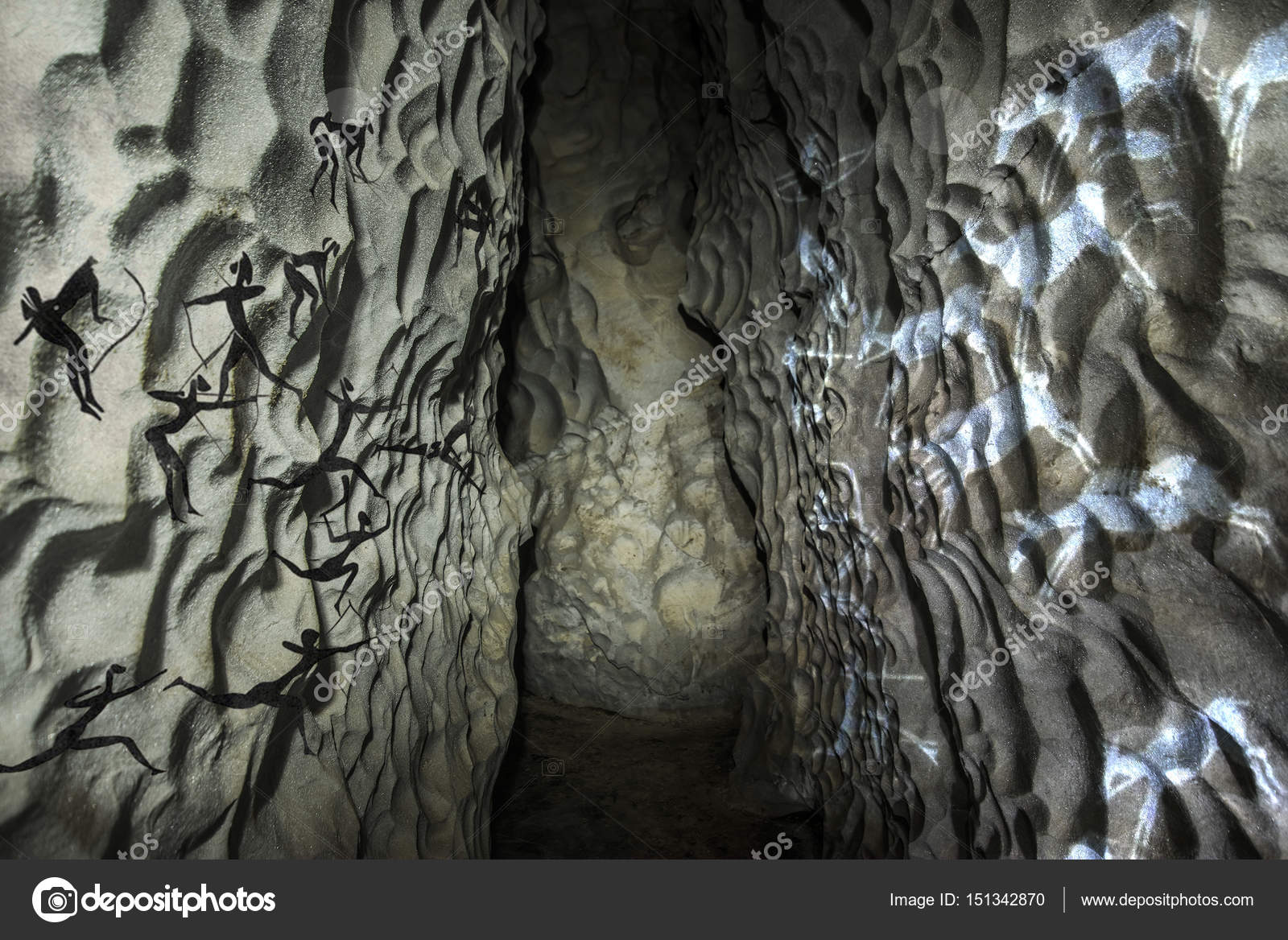 Dark cave, stone texture. Stock Photo by ©borjomi88 151342870