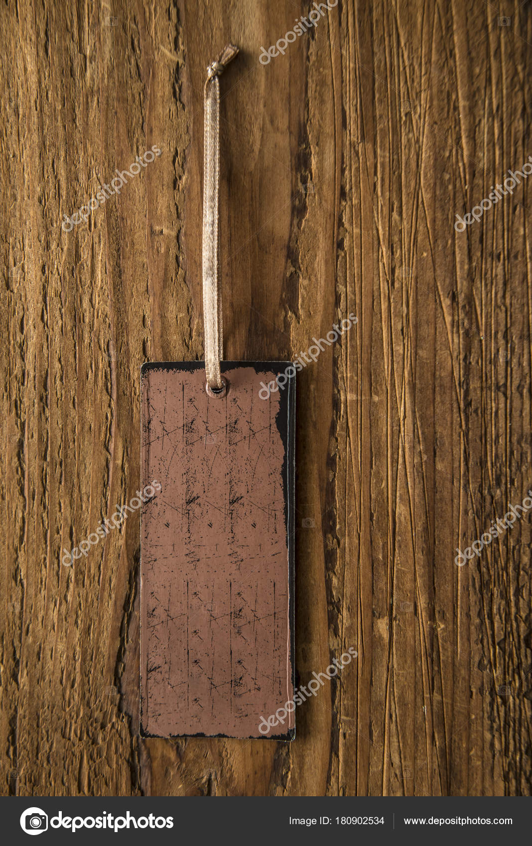Empty Paper Label Wooden Background Stock Photo by ©borjomi88 180902534