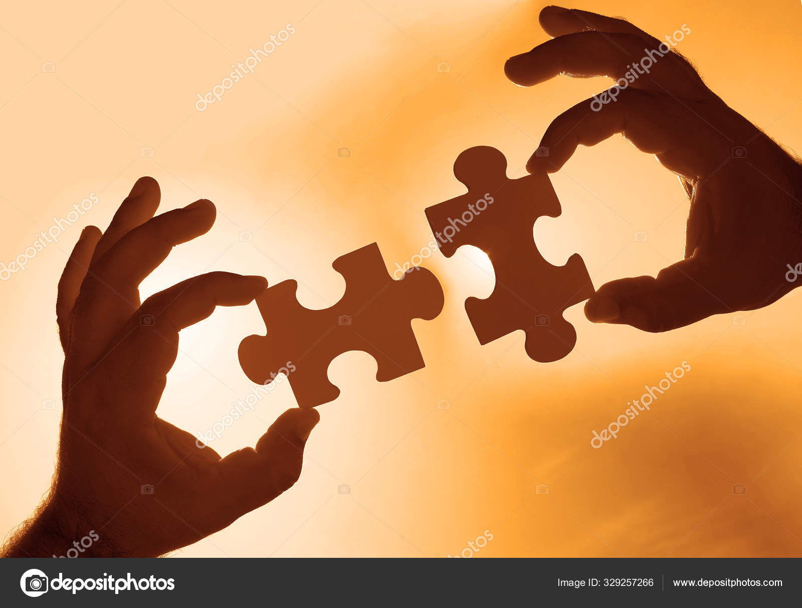 Hands Puzzle Pieces Sky Background Stock Photo by ©borjomi88 329257266