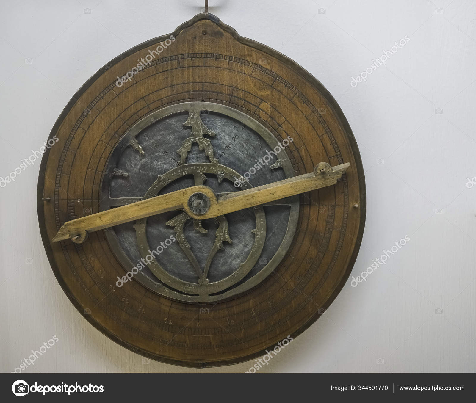 Astrolabe Ancient Astronomical Device Determining Coordinates Position ...