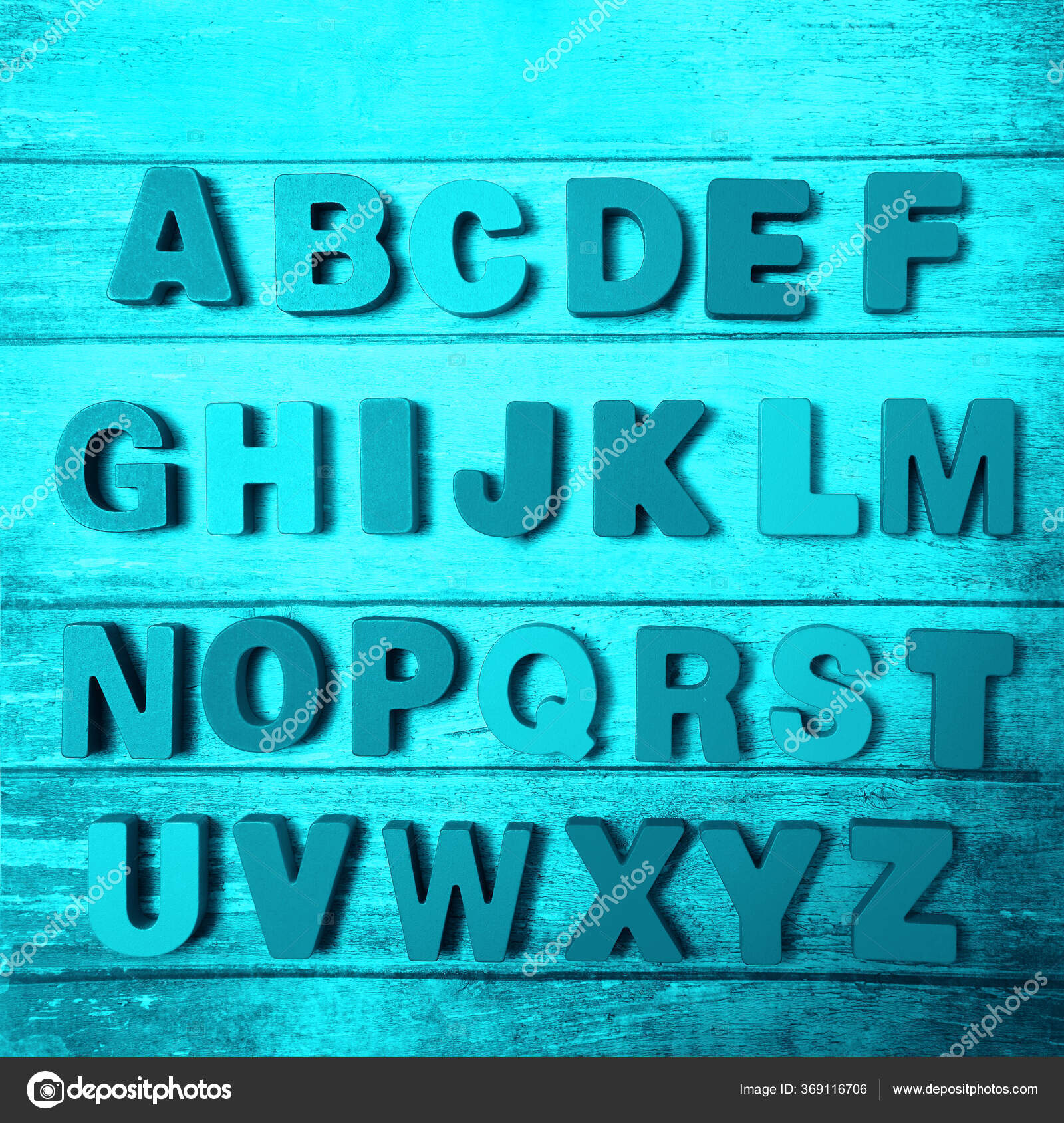Wooden Letters English Alphabet Board Background Top View — Stock Photo ...