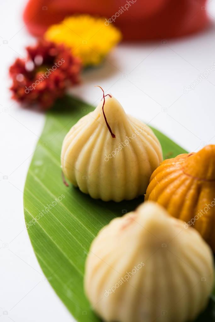 Un modak es un dumpling dulce indio popular en muchas partes de la ...