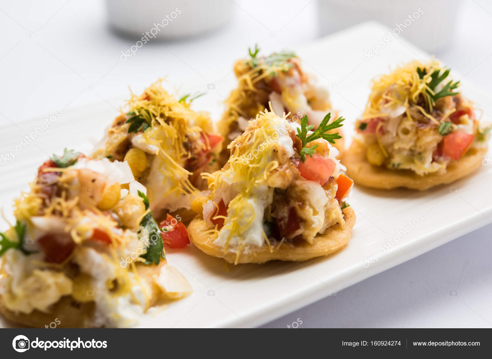 Sev Btata Puri / sev puri / papdi chat - popular indian snacks item ...